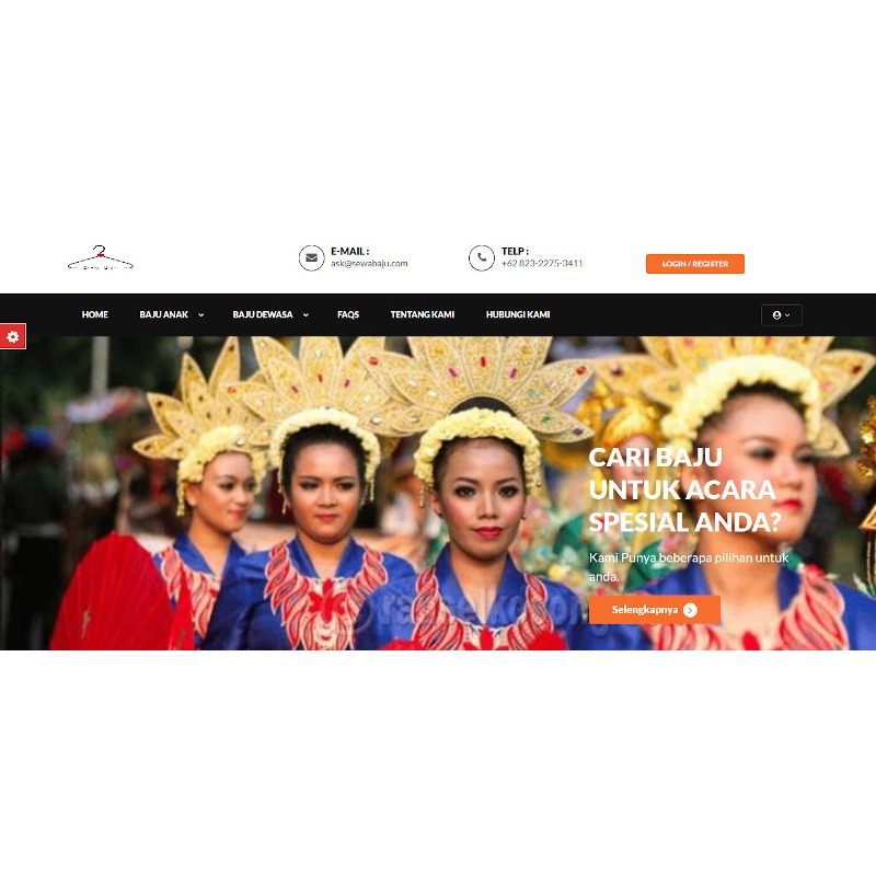 Jual Source Code PHP Sistem Penyewaan Baju atau Pakaian Berbasis Web ...