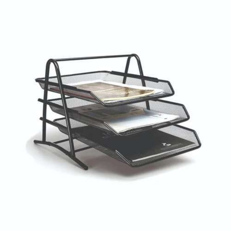 Jual Rak susun besi/ Document tray Vtec / V-TEC BAK SURAT 3 SUSUN / JARING TYPE VT-BS.03 JR ...