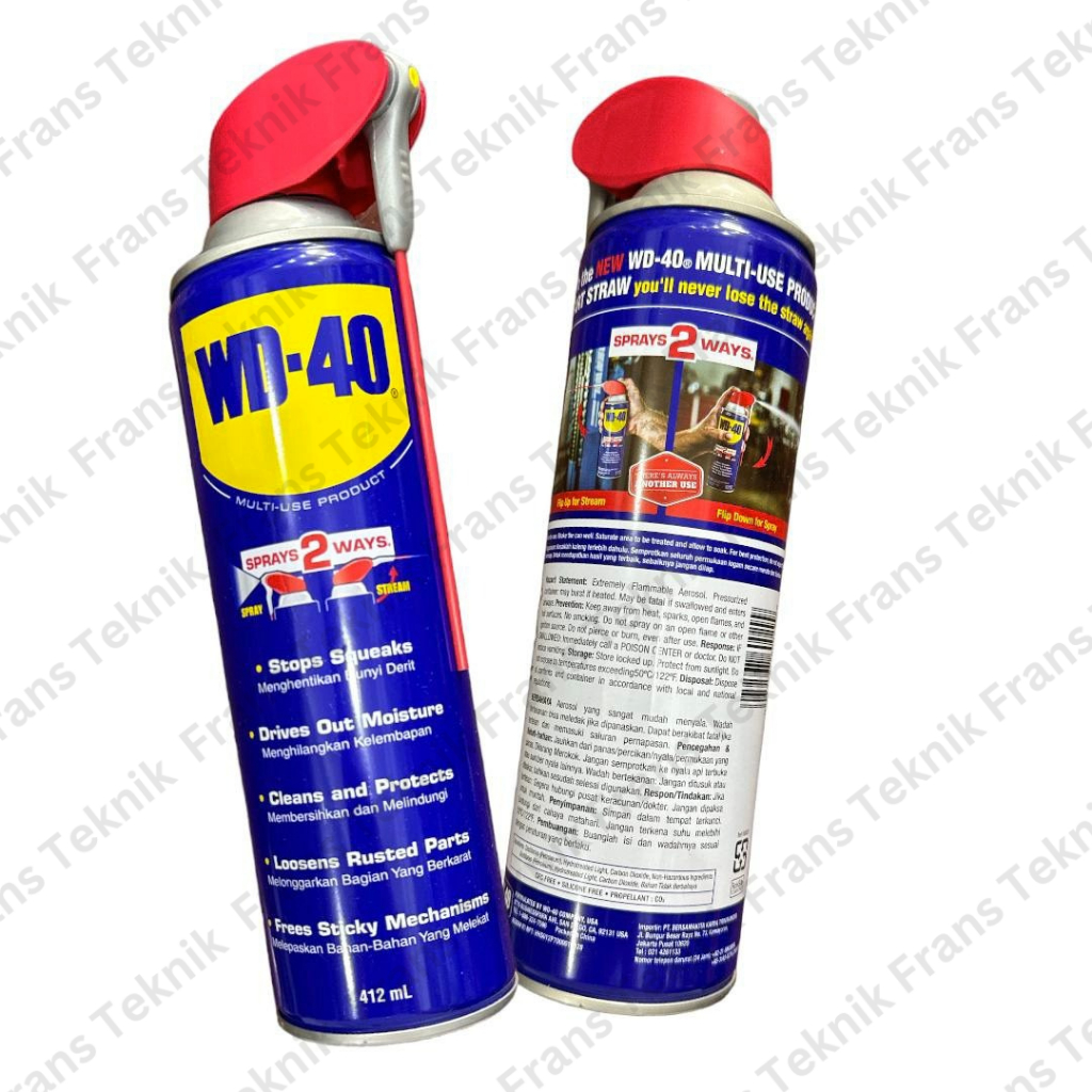 Jual WD-40 Spray Anti Karat 412 ml Smart Straw/ Pelumas Anti Karat / WD-40 Multi-Use Product ...