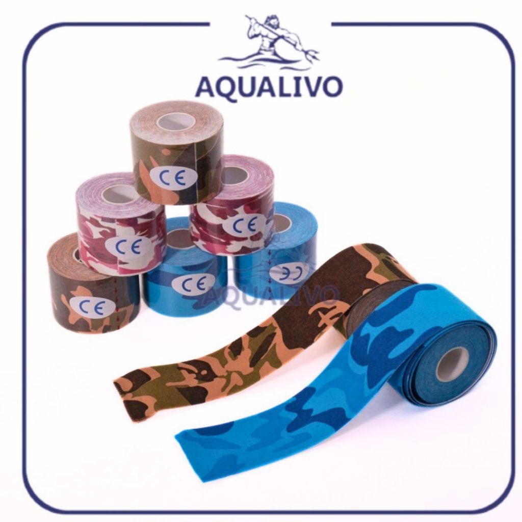 Jual KINESIOLOGY CAMO Style TAPPING 5cm x 5m KINESIO tape otot taping ...