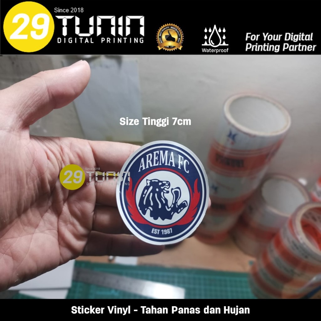 Jual Sticker Stiker Vinyl - Bola Arema Malang | Shopee Indonesia