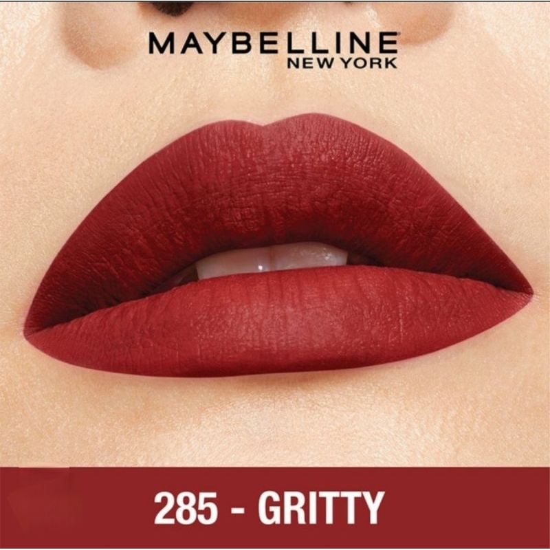 Jual Maybelline Super Stay Matte Ink 285 Gritty | Shopee Indonesia