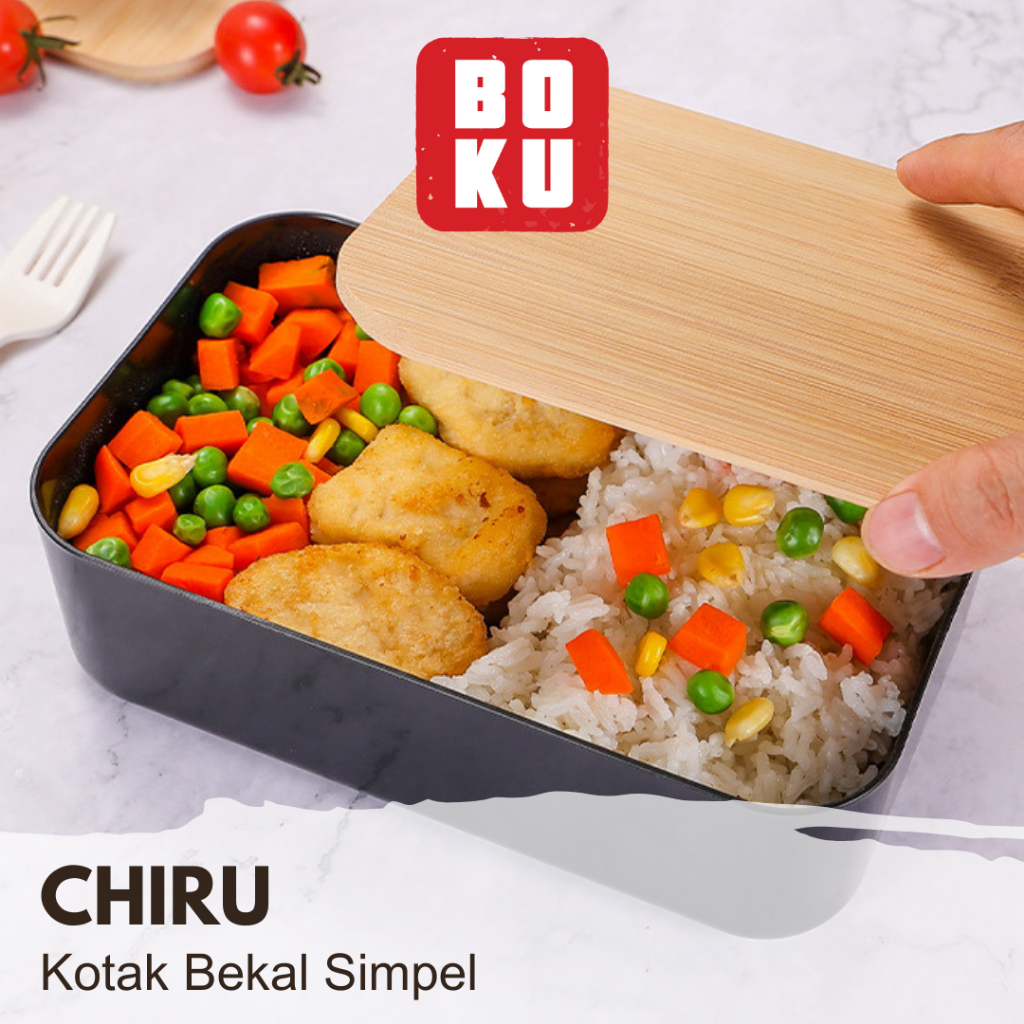 Jual |BOKU| CHIRU Bento Box Makanan Minimalis Tempat Makanan Nasi Bambu ...