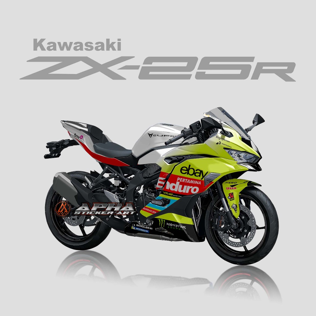 Jual Decal Stiker ZX-25R Full Body Livery Pertamina Enduro 46 Racing ...