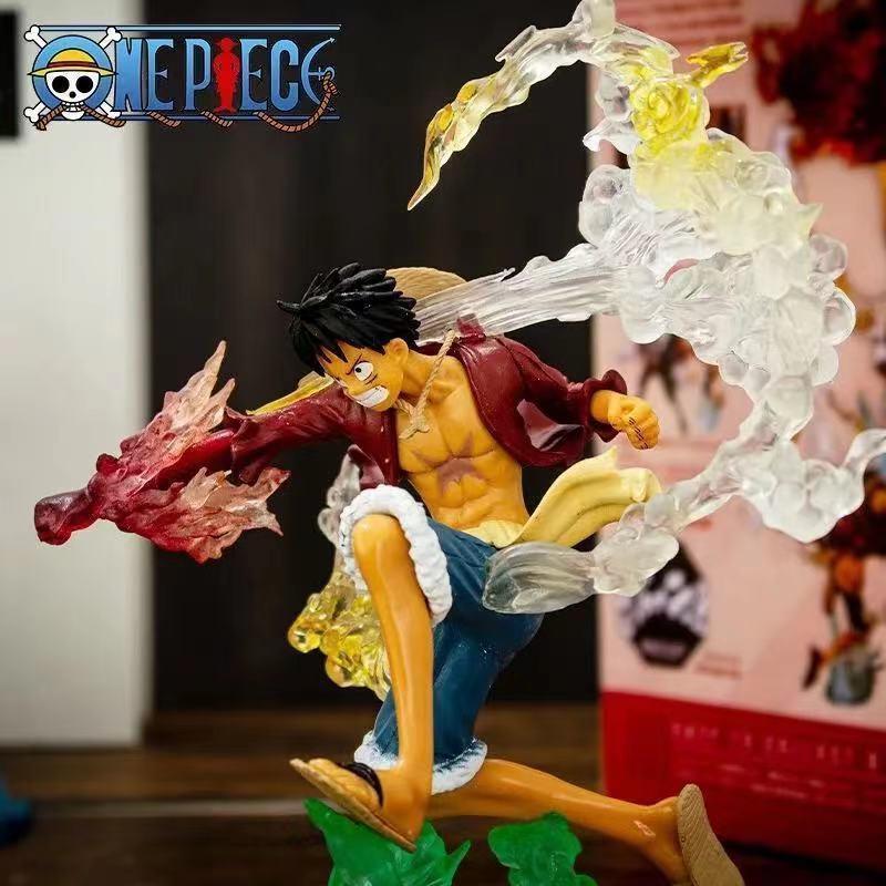 Jual Action Figure One Piece Zoro Luffy Ace Sanji Battle Effect Ornamen ...