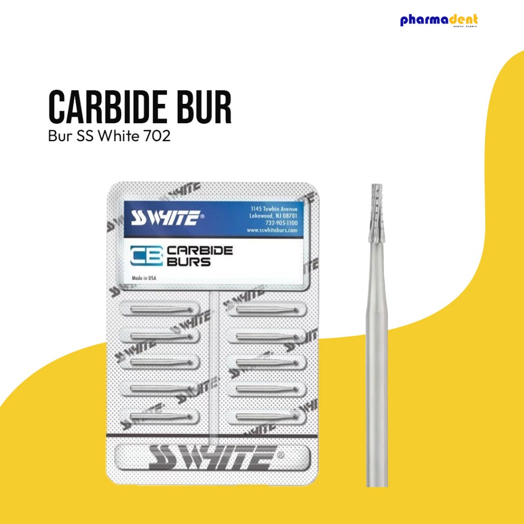 Jual Bur Tulang Carbide Bur SS White HP 702 | Shopee Indonesia