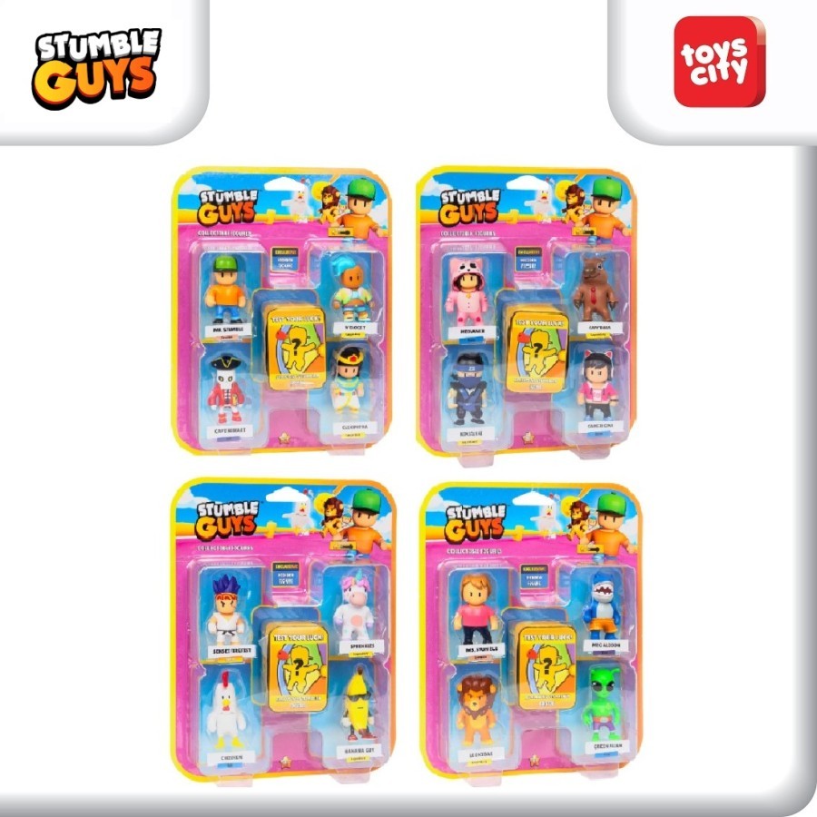 Jual Stumble Guys Collectible Figure Stumble Guys Figure 5 Pack Blister ...