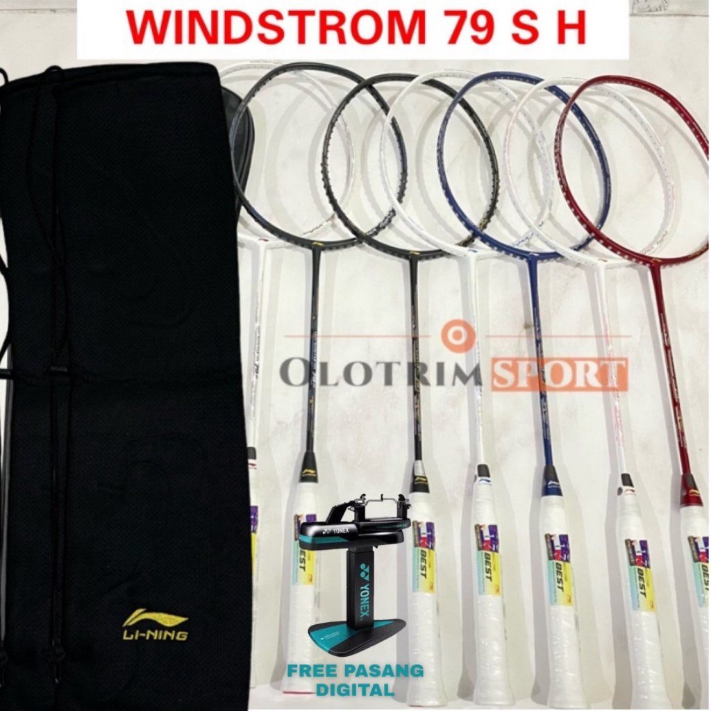 Jual Raket Badminton Lining Windstorm 79S 79H 79 S H Original | Shopee ...