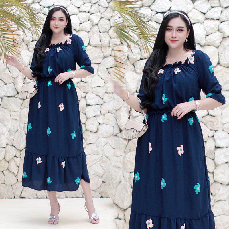 Jual DASTER SORAYA RUFFLE BAHAN CRINKLE AIRFLOW | Shopee Indonesia
