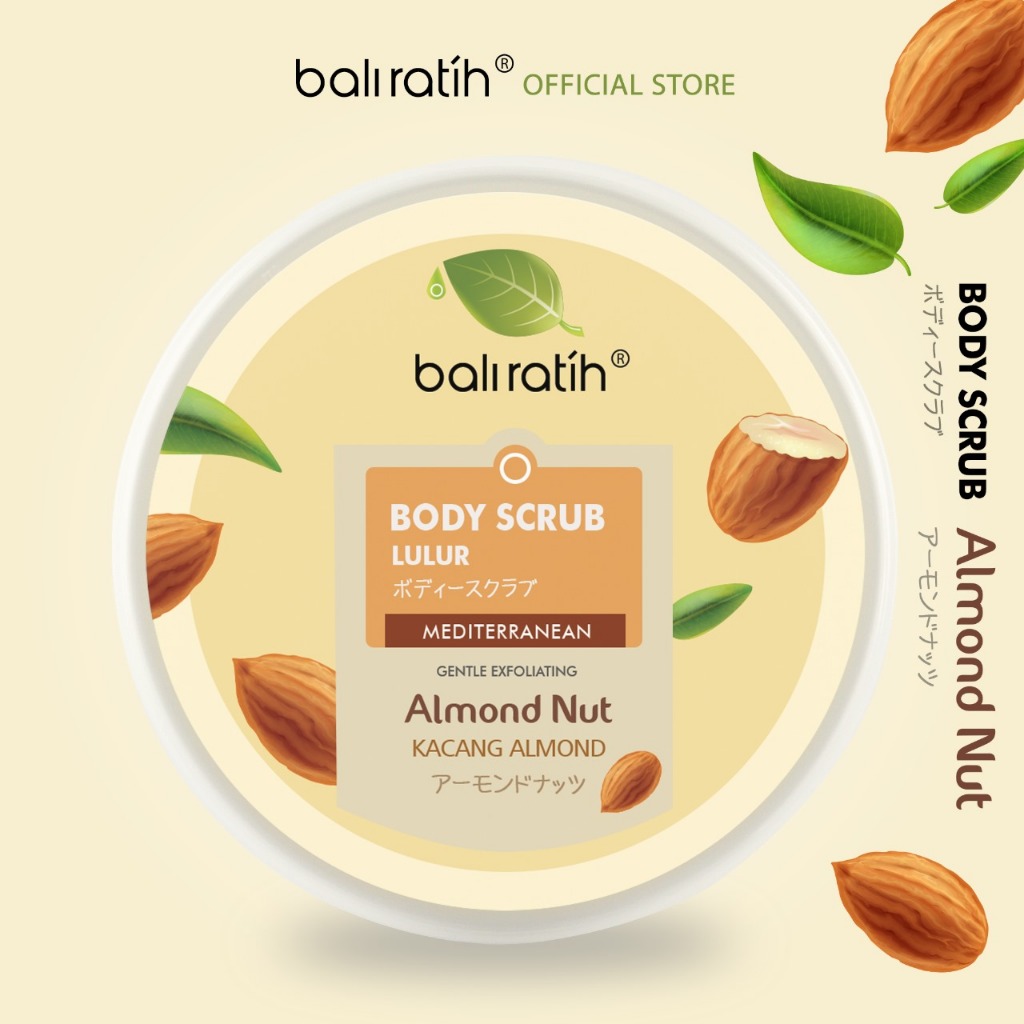 Jual Bali Ratih Lulur / Body Scrub Mediterranean Almond Nut | Shopee Indonesia