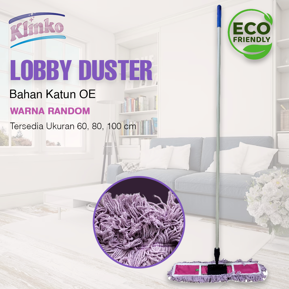 Jual Ikoca Lobi Mop Lobby Duster OE Color Pel Lantai Kantor 60 80 100cm ...