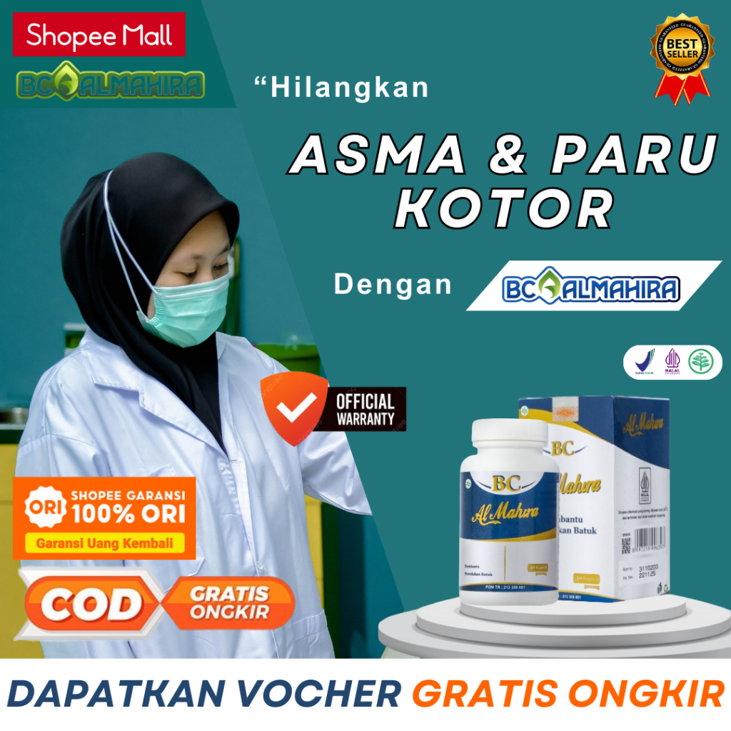 Jual BC ALMAHIRA - Kapsul Herbal Membantu Meredakan Batuk isi 30 Kapsul ...