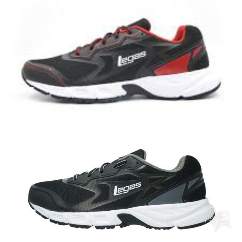 Jual Sepatu League Legas Hitam Lari Cowo Running Shoes Pria Original ...
