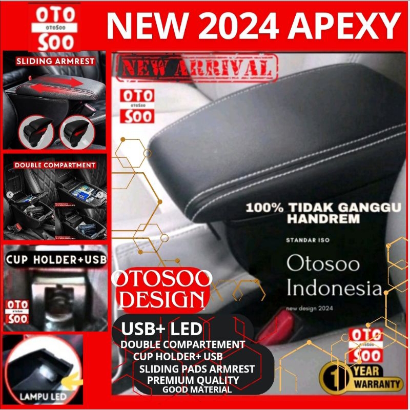 Jual OTOSOO ARMREST BRV BRIO MOBILIO CONSOLE BOX BRV BRIO MOBILIO USB ...