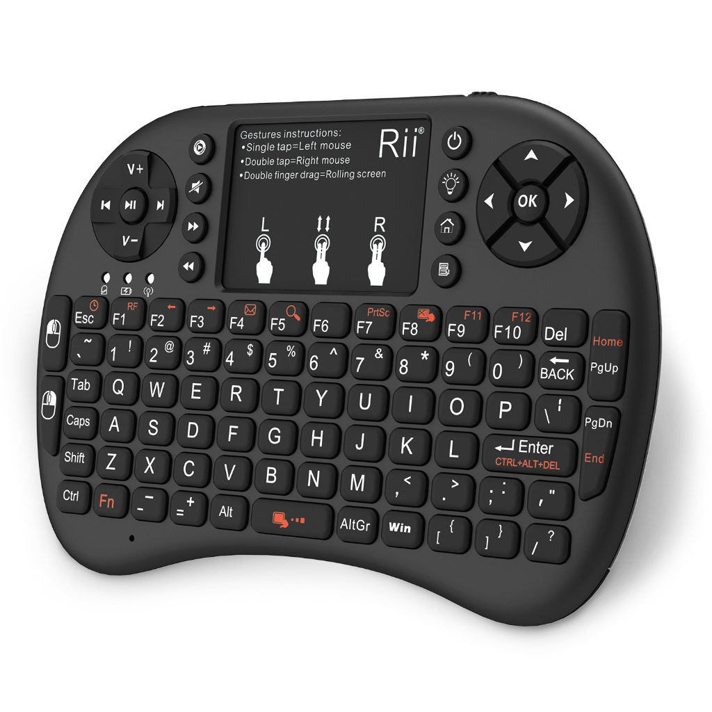 Jual Rii i8+ Mini Bluetooth Keyboard With Touchpad Backlit Portable ...