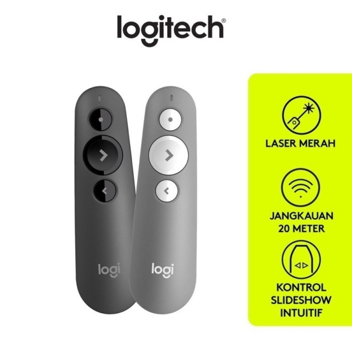 Jual LOGITECH LASER POINTER R500S WIRELESS PRESENTER REMOTE CONTROL ...