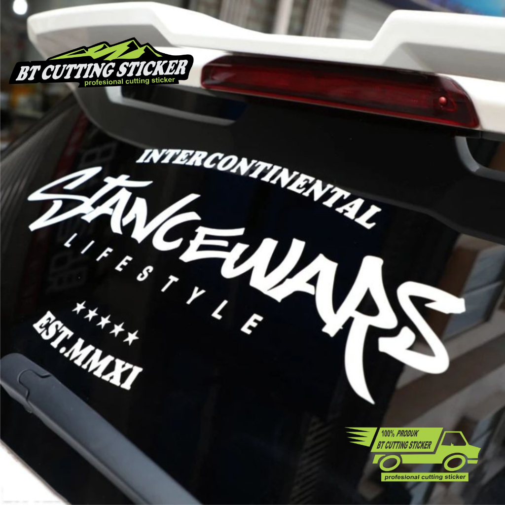 Jual stiker stancewars stiker jdm stiker racing stiker stance wars ...