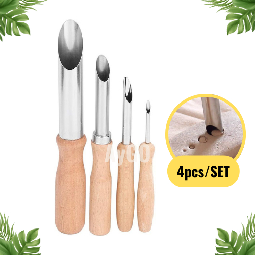 Jual 4pcs/Set Pottery Tool Hole Model making tool for 4 ordinary round ...