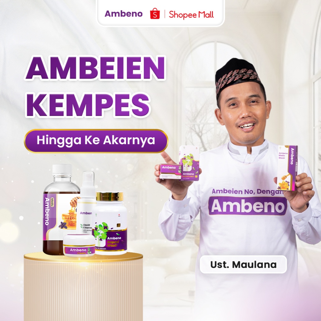 Jual Ambeno Variasi Kapsul Ambeno + Madu Ambeno + Salep Ambeno + Liquid Cleanser | Menyembuhkan ...