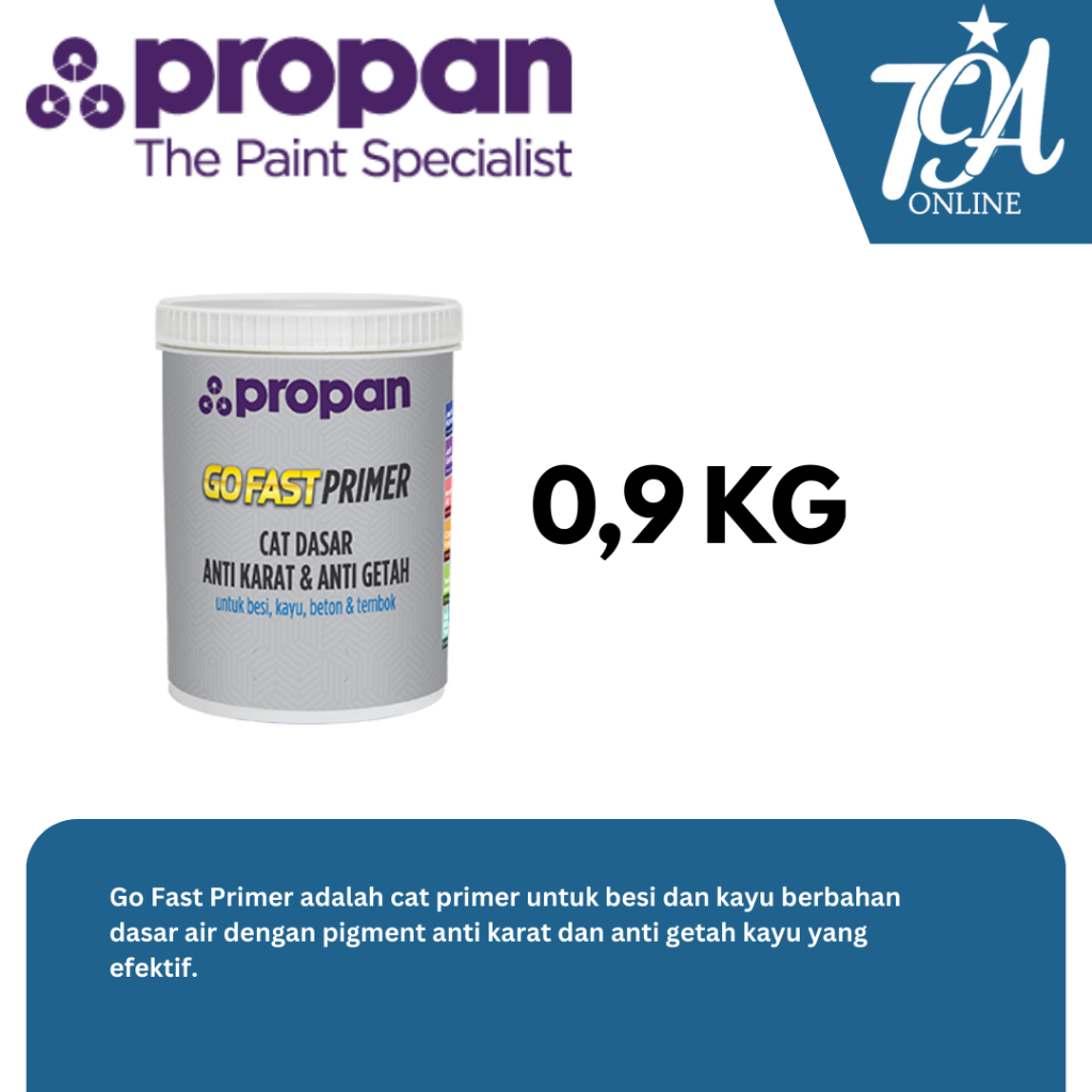 Jual PROPAN Go Fast Primer Cat Dasar Anti Karat & Anti Getah Besi ...