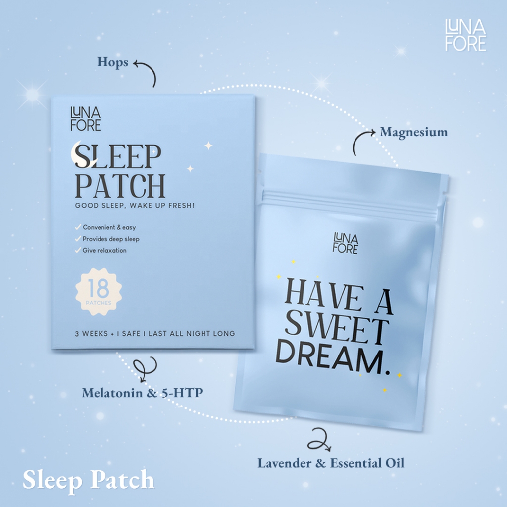 Jual Lunafore Sleep Patch Sticker 18 Pcs - Sleep Patch Koyo Tidur ...