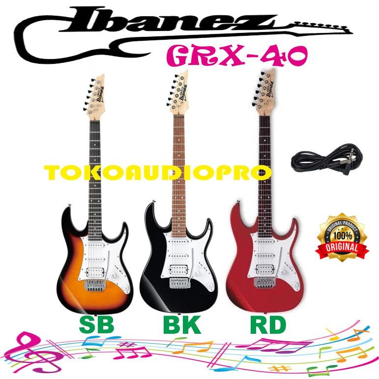 Jual Ibanez GRX40 Elektrik Gitar Original Ibanex GRX-40 | Shopee Indonesia