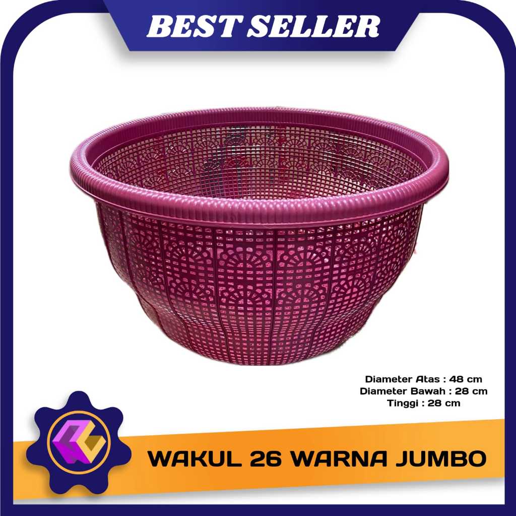 Jual ( KD 1 ) Wakul 26 Warna Jumbo - WAKUL - BAKUL NASI - WAKUL JUMBO ...