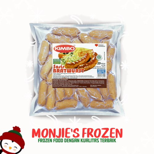 Jual KIMBO Sosis Sapi Bratwurst Cocktail Isi 25 450gr | Shopee Indonesia
