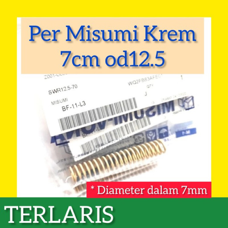 Jual Per misumi Krem 7cm 12.5 - mizumi cream 7cm od12,5 | Shopee Indonesia