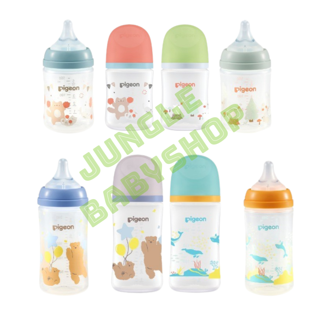 Jual PIGEON Botol Susu 160 ml 240 ml PERISTALTIC PLUS Wide Neck 1pc NEW Model Soft Touch Nursing ...