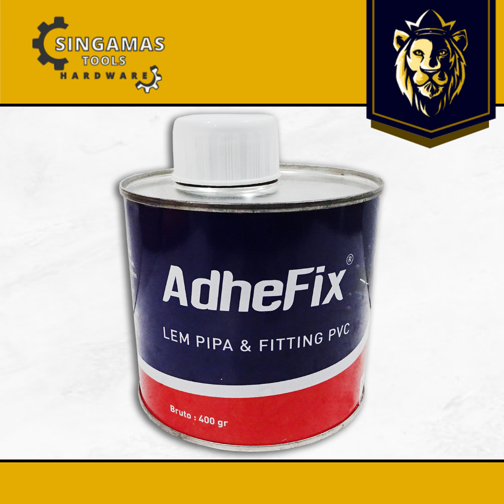 Jual ADHEFIX Lem Pipa PVC Kaleng 400 gr | Shopee Indonesia