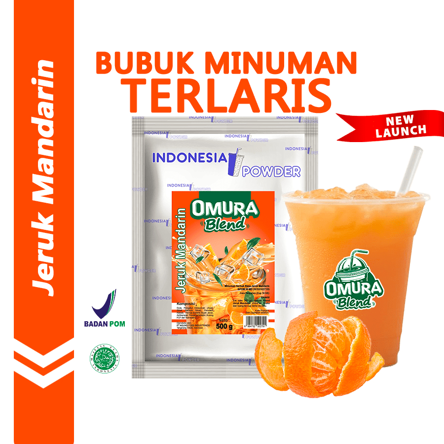 Jual Bubuk Minuman Premium Rasa Jeruk Mandarin 500 Gr | Shopee Indonesia