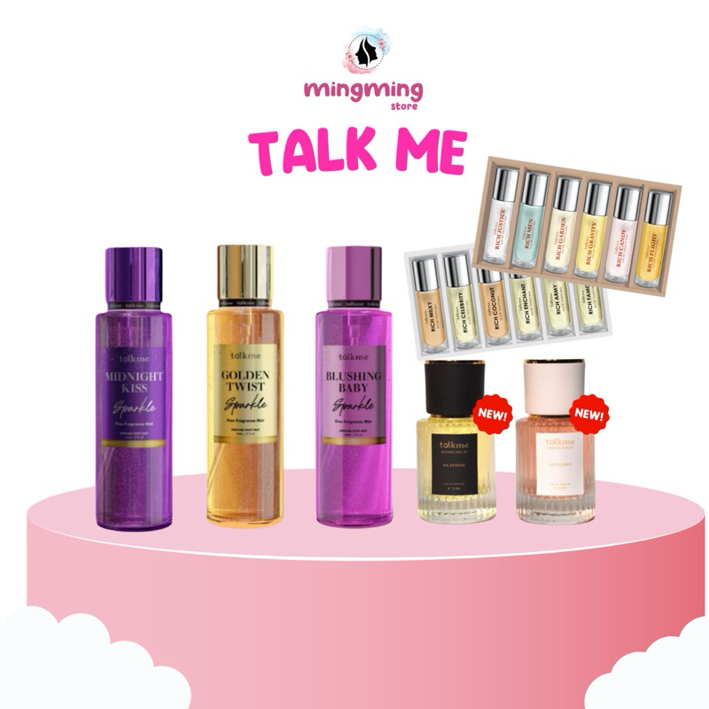 Jual TALK ME PARFUM RICH SERIES CRAZY RICH SERIES | SPARKLE BODY MIST ...