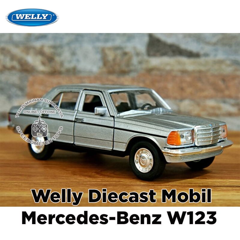 Jual Welly Diecast Mobil Mercedes-Benz W123 Mercy Jadul Mainan Anak ...