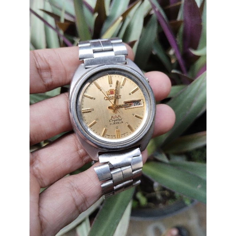 Jual jam tangan vintage automatic orient berfungsi normal | Shopee ...