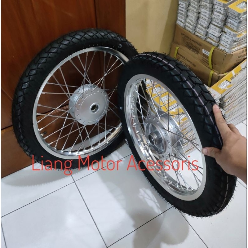 Jual Ban Set Velg Tromol Set Jari2 - Honda Win / Win 100 Custom Semi ...