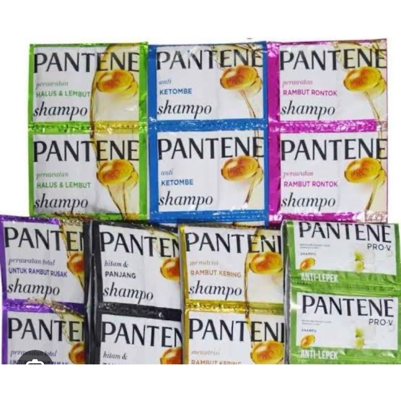 Jual Pantene shampoo renceng aneka varian | Shopee Indonesia