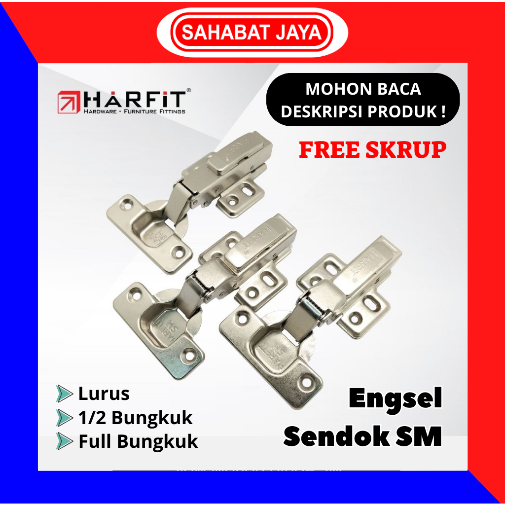Jual HARFIT SM SERIES STAINLESS 35MM ENGSEL SENDOK SLOW MOTION SOFT ...