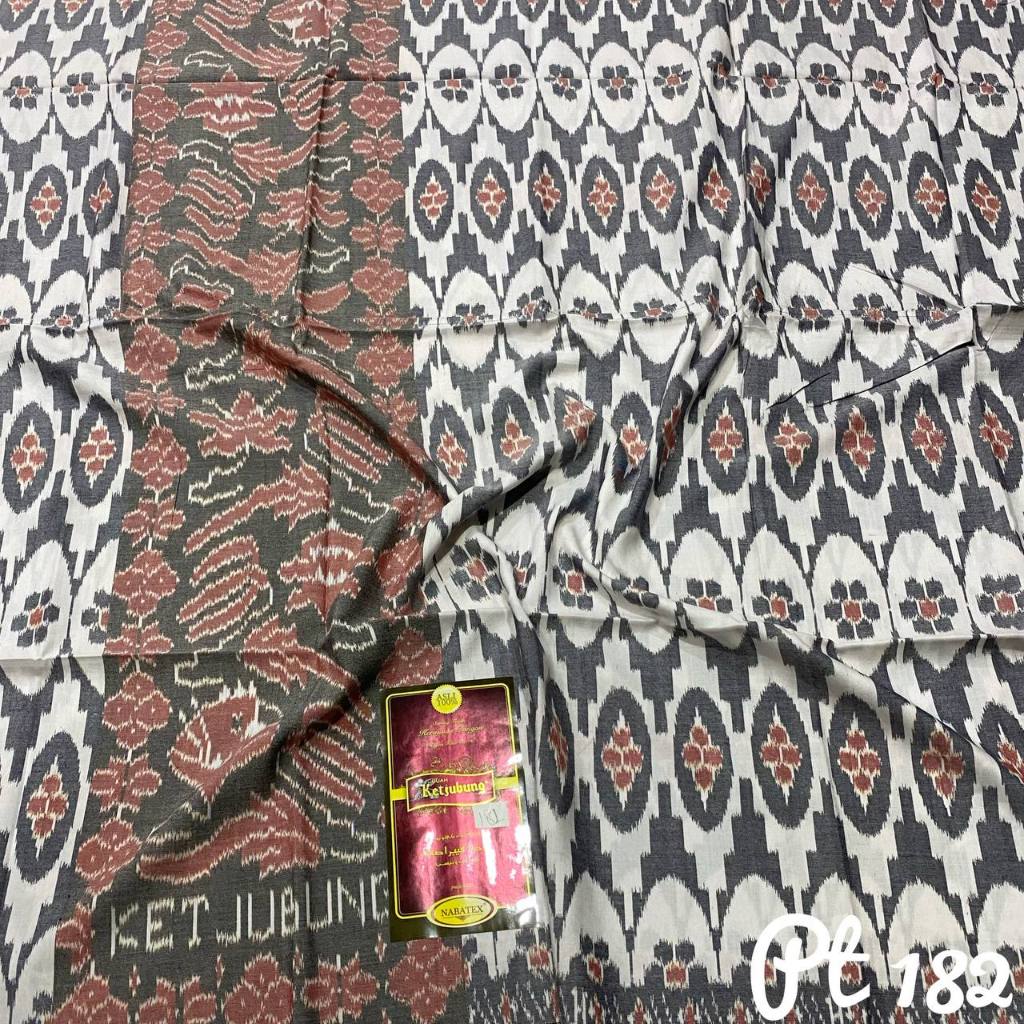 Jual [PUTIH/SOFT] Sarung Ketjubung Goyor Ori Warna Soft Putih Abu Hitam ...