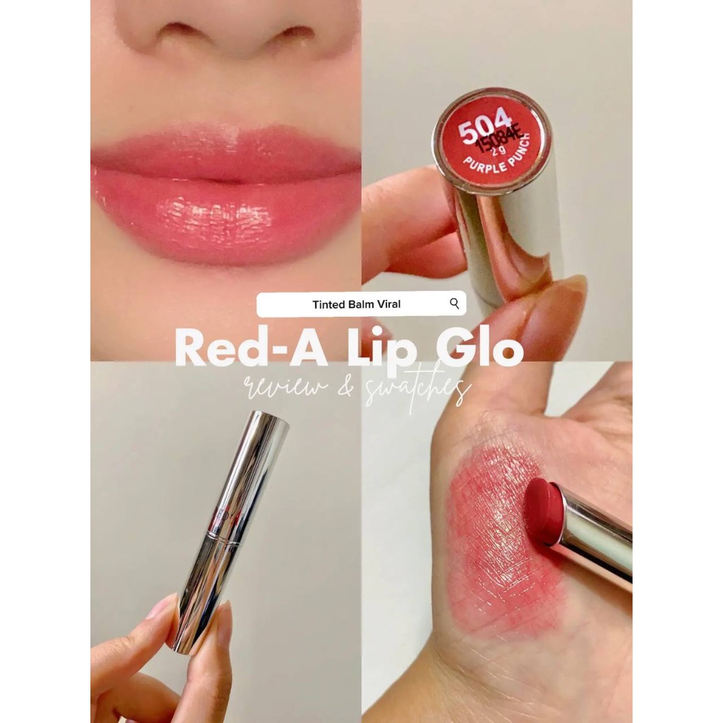 Jual Red-A Lip Glo Color Balm 3in1 / Lip Glow / Lip Stick - Original ...