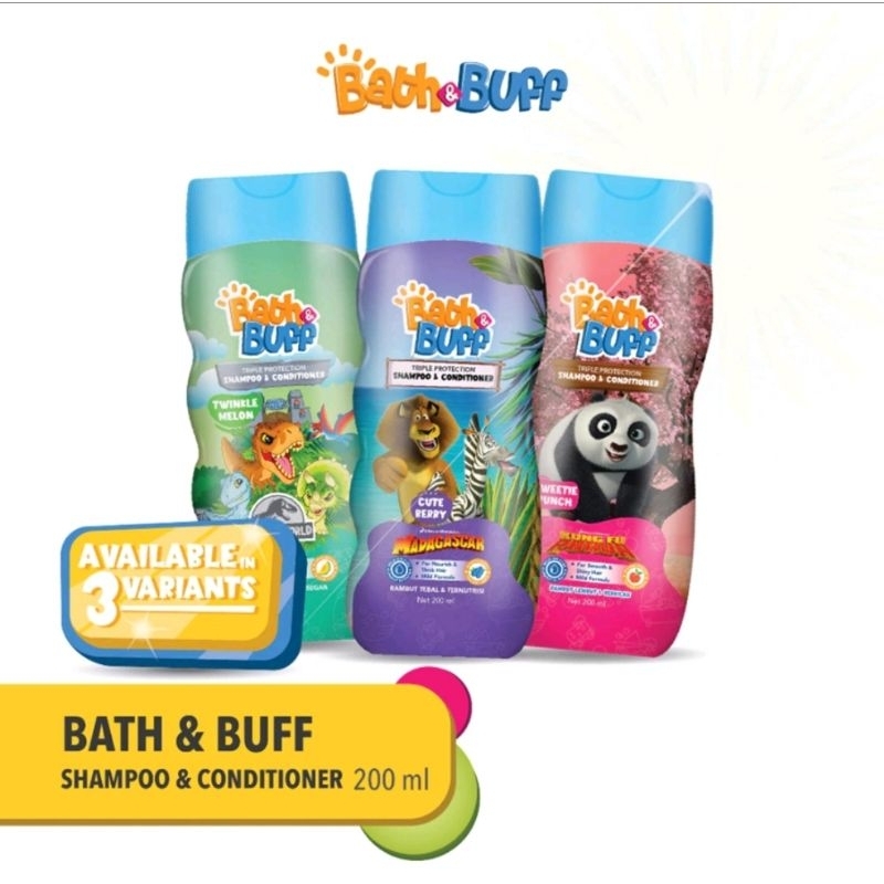 Jual BATH & BUFF SHAMPOO & CONDITIONER 200ML | Shopee Indonesia