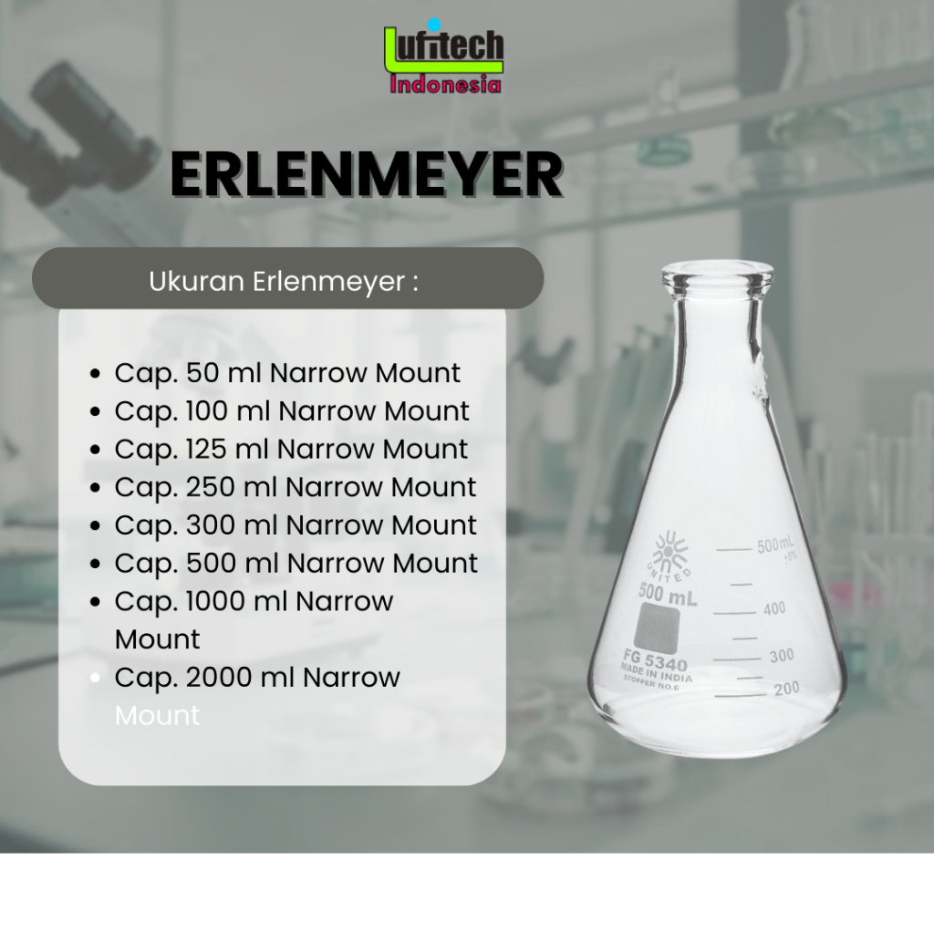 Jual ALAT LABORATORIUM ERLENMEYER | Shopee Indonesia
