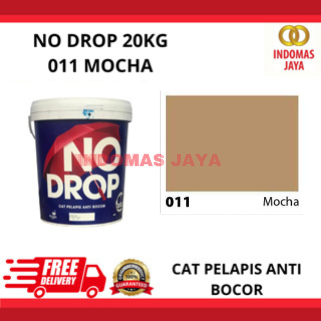 Jual CAT ANTI BOCOR KEDAP AIR WATERPROOFING 20KG 20 KG mocha 011 NODROP ...