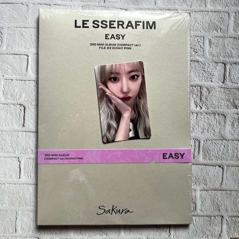 Jual [READY STOCK] LE SSERAFIM 3RD MINI ALBUM EASY COMPACT VER CHAEWON SAKURA YUNJIN KAZUHA ...