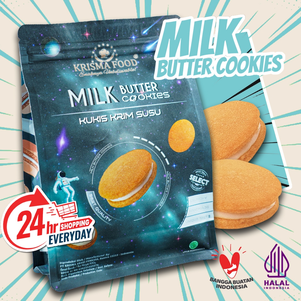 Jual MILK BUTTER COOKIES (P) | Shopee Indonesia