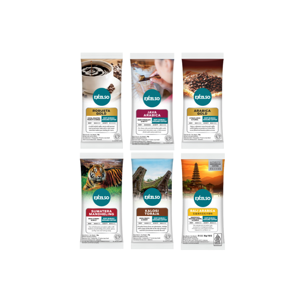 Jual Excelso Kopi Single Serving - Mixed Rasa - 6 Sachets | Shopee ...