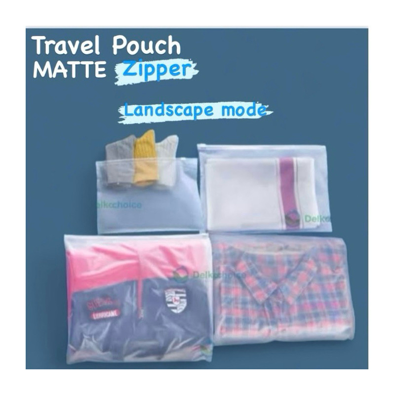Jual PLASTIK ZIPPER POLOS / BAG TRAVEL POLOS ZIPLOCK LANDSCAPE dan ...