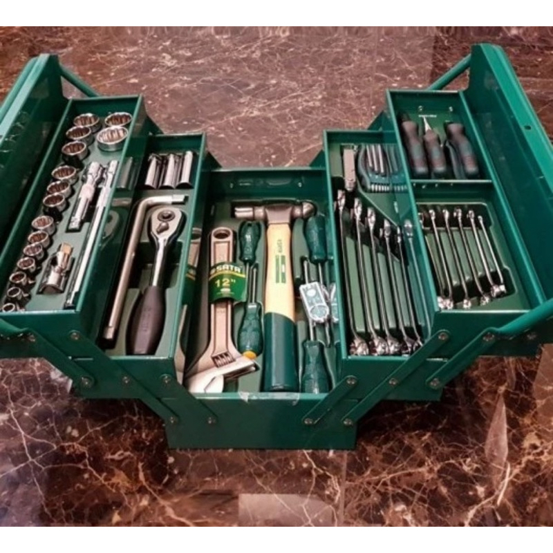 Jual SATA 95104A-70 6PT Cantilever Mechanic ToolBox Set 70Pc Toolkit ...