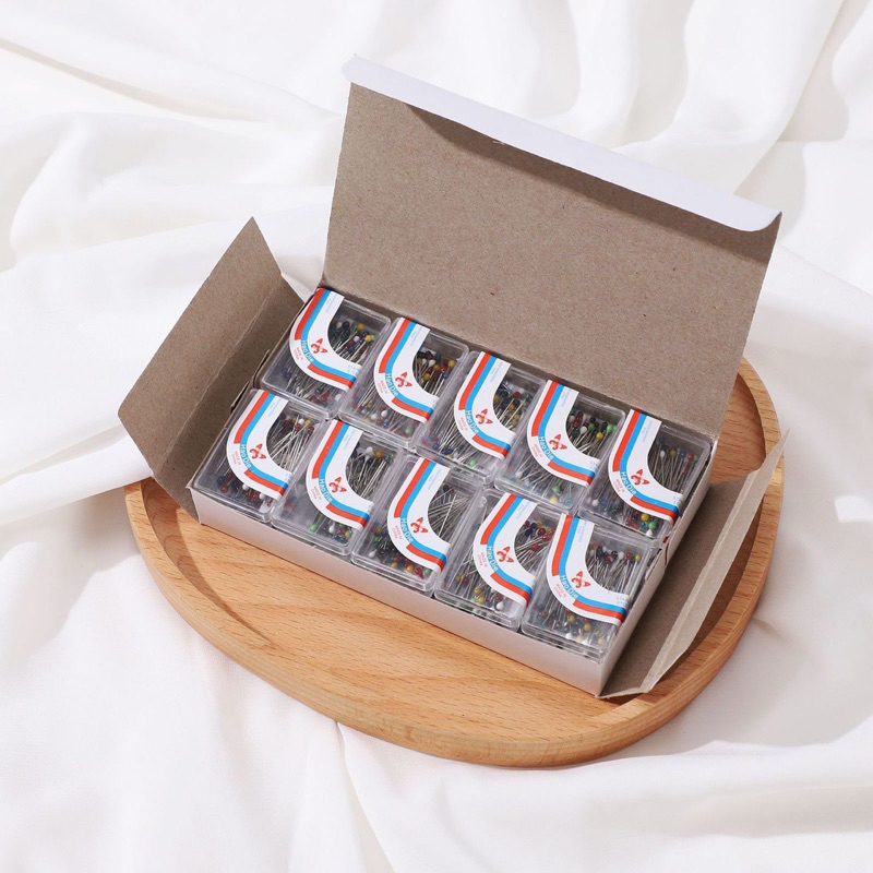 Jual Jarum Pentul Mini 1 Box isi 20 Mika / Jarum Hijab Stainless ...