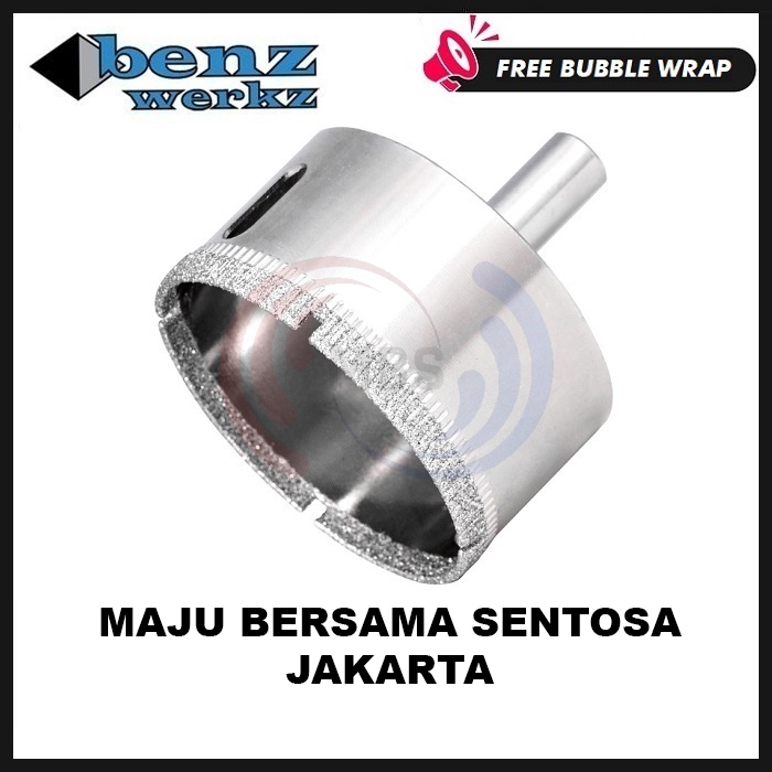 Jual MBS - BENZ Diamond Hole Saw 35mm Cutter Mata Bor Intan Kaca Glass ...